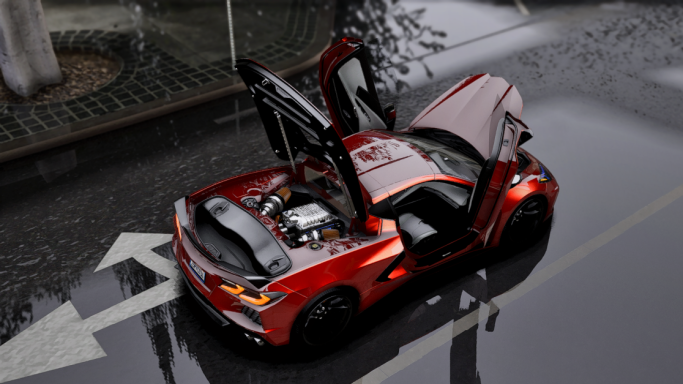 Chevrolet Corvette C8 Twin Turbo for FiveM | Engine Swap & Debadged Mod ...