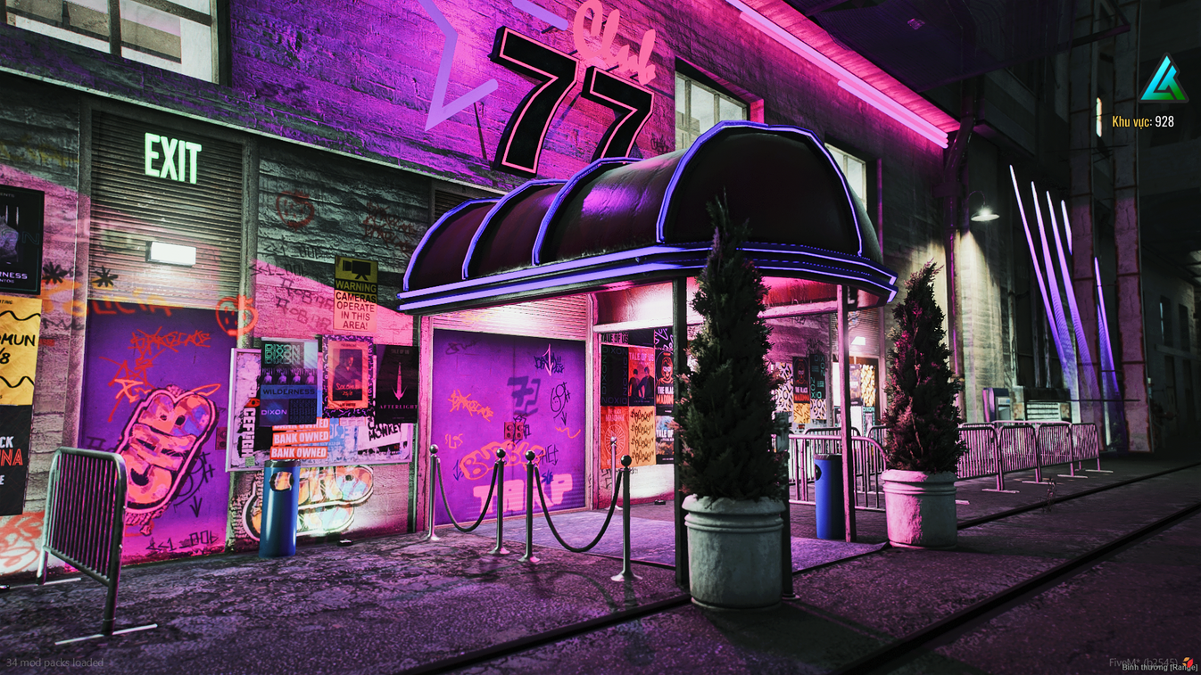 Club 77 MLO for FiveM | Neon Nightclub RP Interior – Capos FiveM Shop - Cars & MLOs