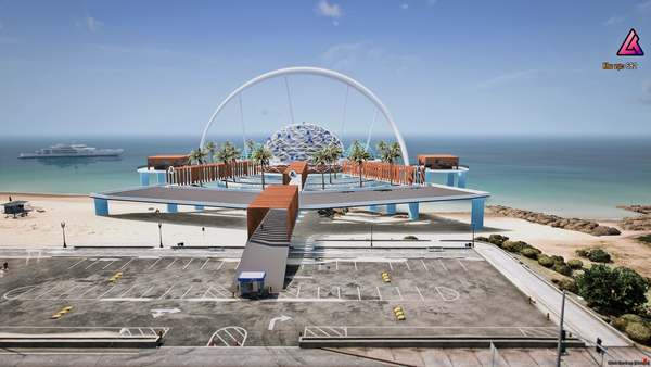 Respawn MLO Government Dome - Futuristic RP HQ for FiveM – Capos FiveM Shop - Cars & MLOs