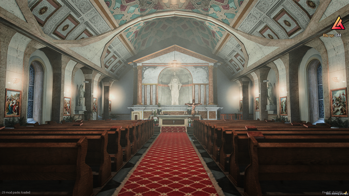 Open Interior Church MLO for FiveM | Fully Accessible RP Church – Capos ...