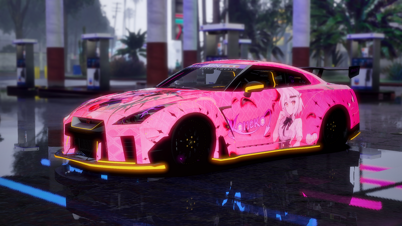 Nissan GTR R35 Keneko Livery Dinamic RGB Lights – Capos FiveM Shop ...