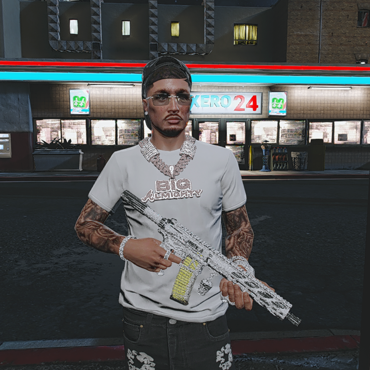Diamond Skeleton Black ARP | FiveM Custom AR Weapon Mod – Capos FiveM ...