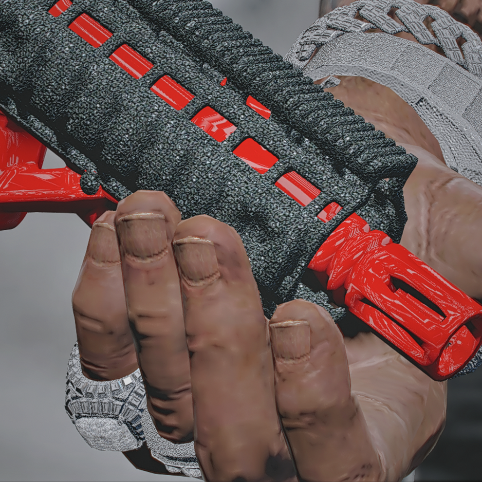Black Diamond Red ARP | FiveM Custom Weapon Mod – Capos FiveM Shop ...