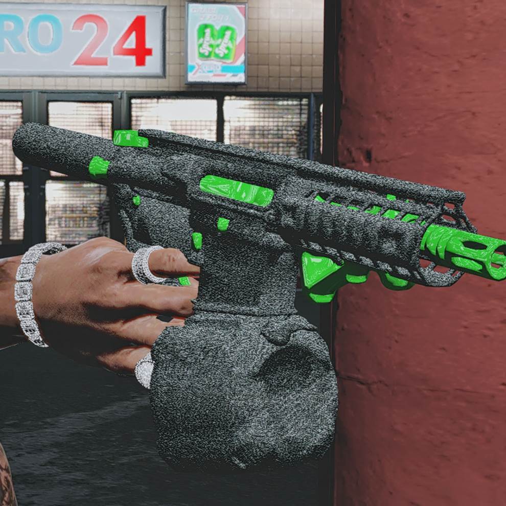 Black Diamond Green ARP | FiveM Custom Weapon Mod – Capos FiveM Shop ...