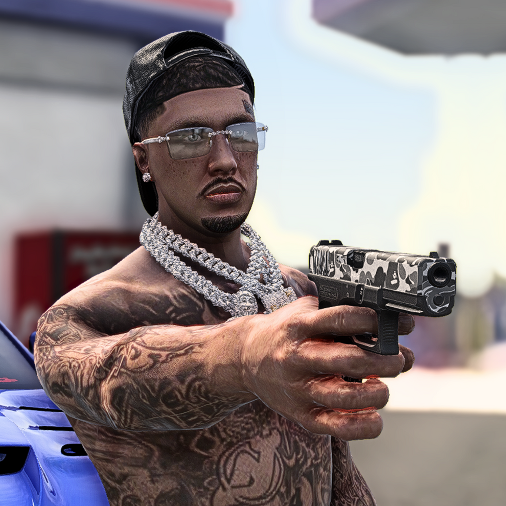 Bape Glock Black – Capos FiveM Shop - Cars & MLOs