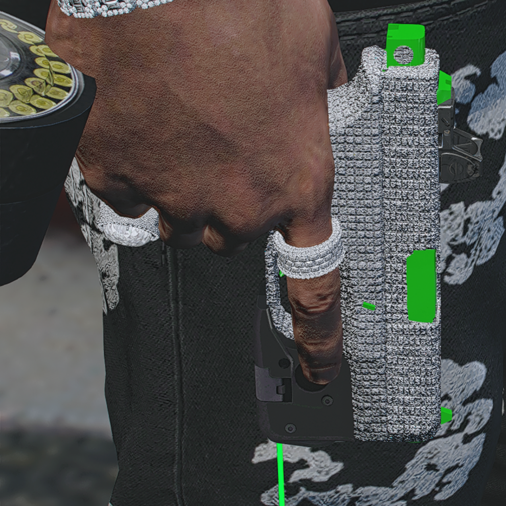 Diamond G26 Green | FiveM Custom Pistol Weapon Mod – Capos FiveM Shop ...