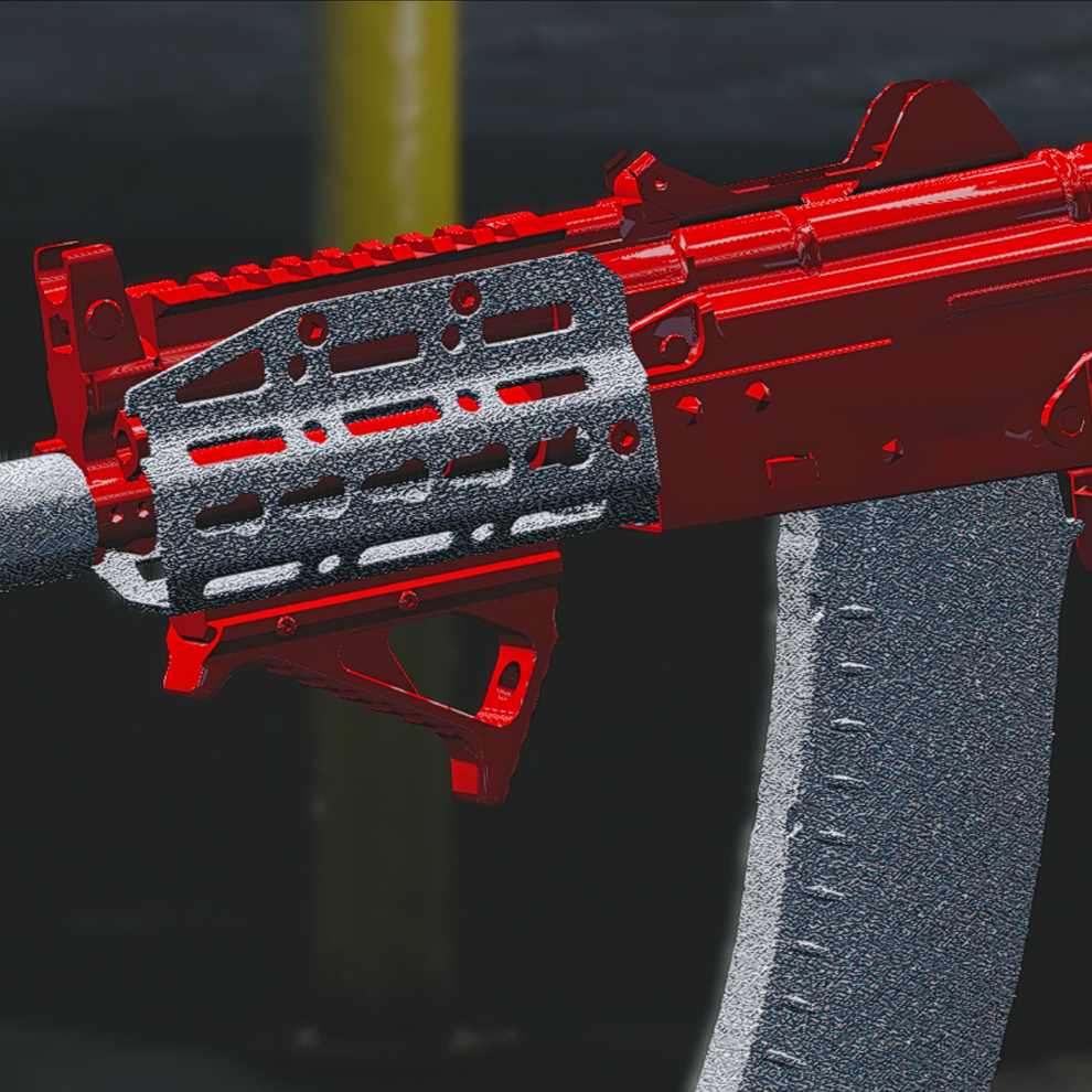 Diamond Draco Red | FiveM Custom Draco Weapon Mod – Capos FiveM Shop ...