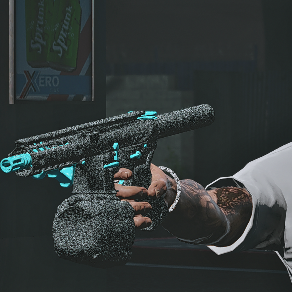 Black Diamond Baby Blue ARP | FiveM Custom Weapon Mod – Capos FiveM ...