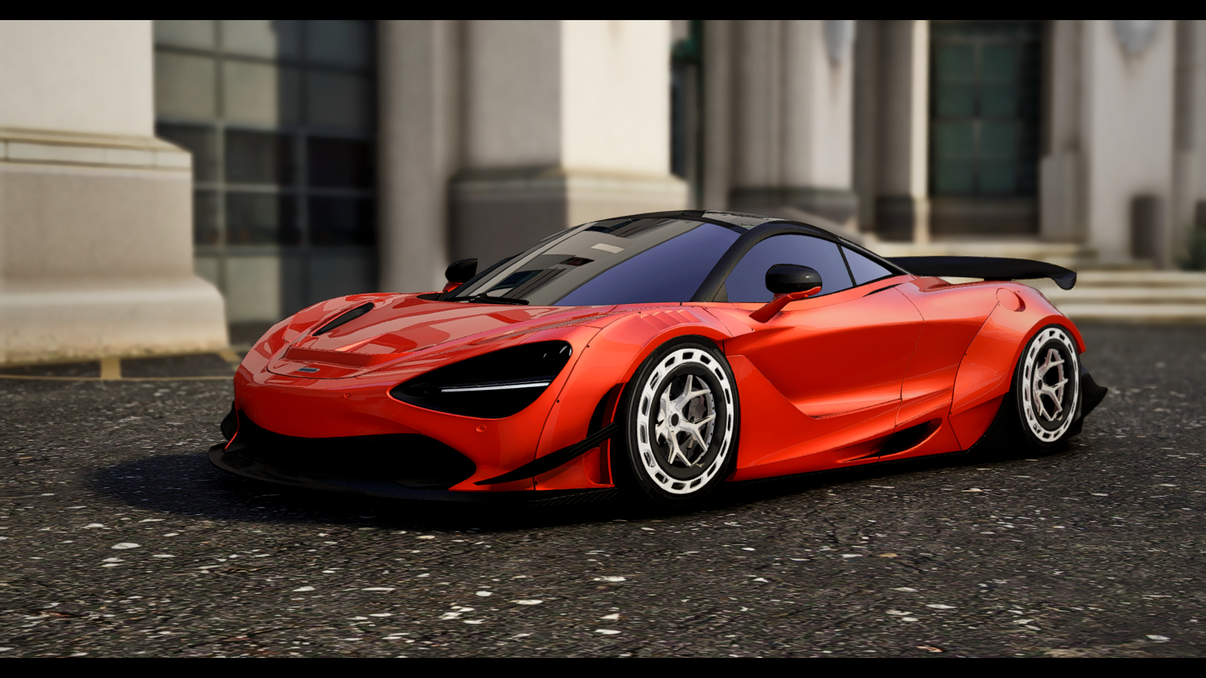 McLaren 720S Liberty Walk Twin Turbo Debadged | FiveM Exotic Car Mod ...