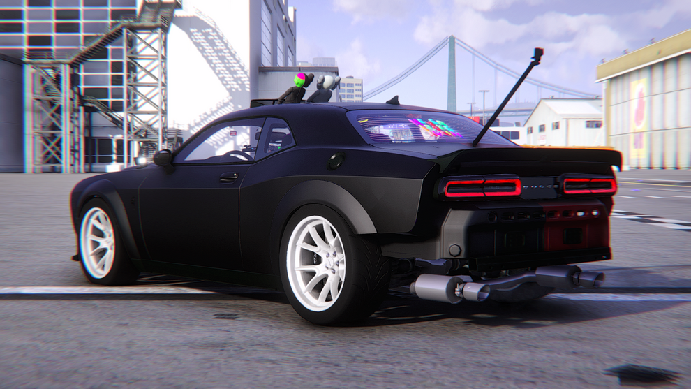 Dodge Challenger Hellcat Twin Turbo for FiveM | 2 Colors Mixed Custom ...