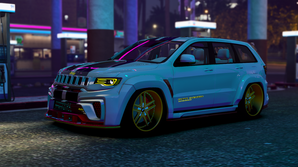 Jeep Trackhawk Daytona Widebody on Forgiatos – Capos FiveM Shop - Cars ...