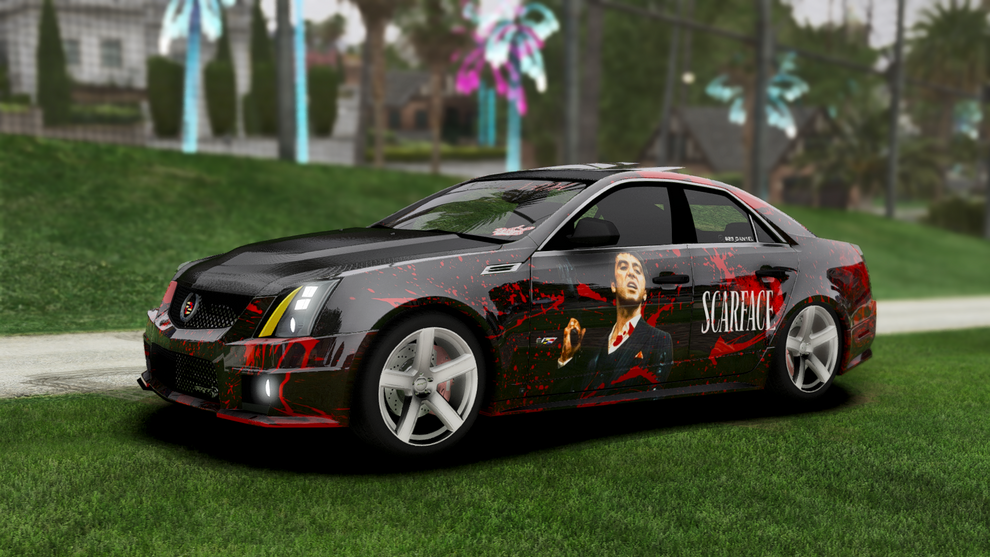 Cadillac CTS-V SRT Hellcat Scarface Edition | FiveM Car Mod – Capos ...
