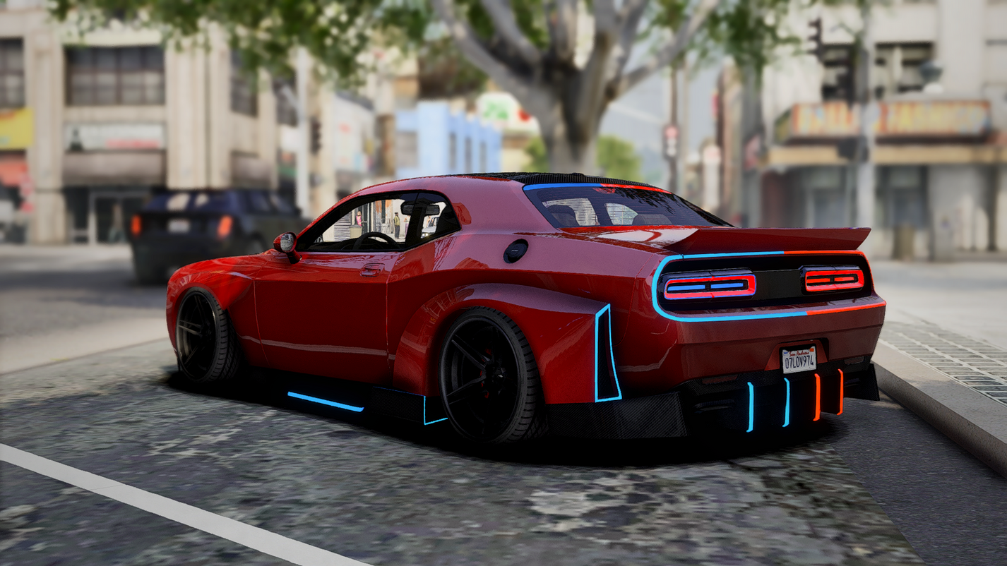 Dodge Challenger Hellcat Beast LEO PD Unmarked | FiveM Police Mod ...
