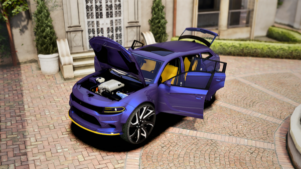 Dodge Charger Hellcat Magnum | Debadged | Donk – Capos FiveM Shop ...