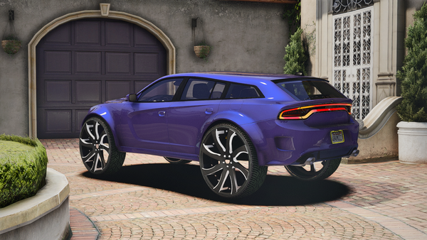 Dodge Charger Hellcat Magnum | Debadged | Donk – Capos FiveM Shop ...