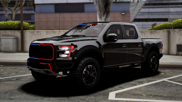Ford Raptor LEO PD Modern Lights | Debadged – Capos FiveM Shop - Cars ...