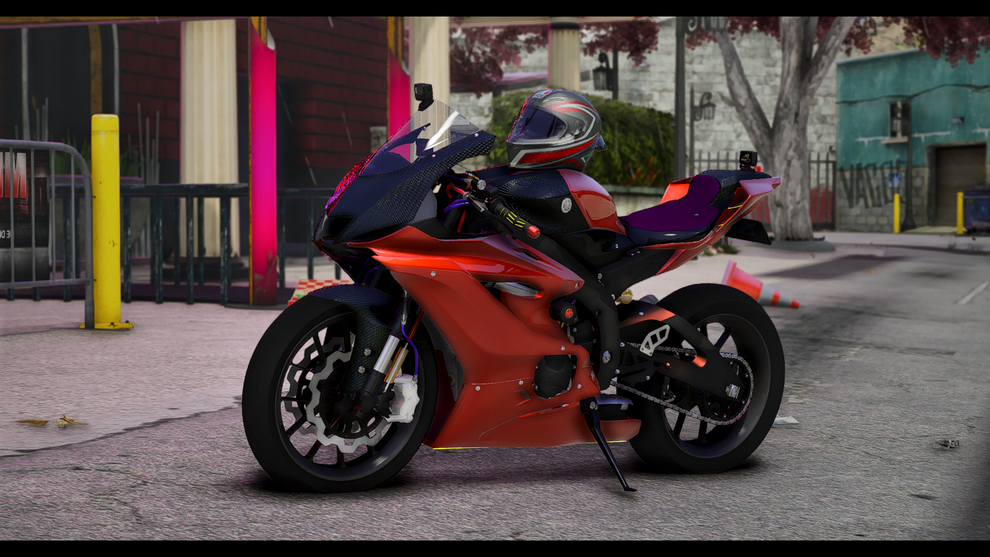 Yamaha R6 Custom Carbon | Debadged Sportbike for FiveM – Capos FiveM ...