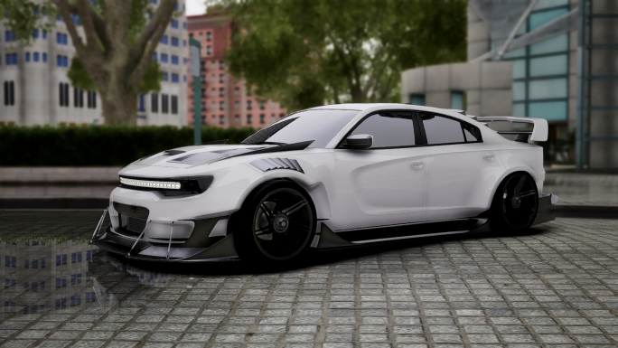 Dodge Charger Hellcat Widebody Sabre | Debadged FiveM Car Mod | Custom ...