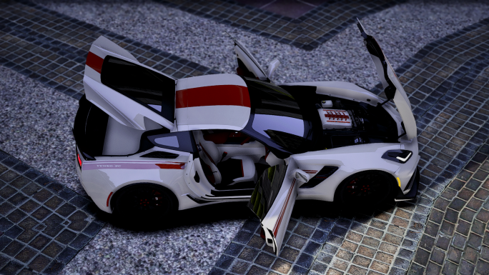 Chevrolet Corvette C7 ZR1 1000HP Yenko | Debadged FiveM Car Mod | Drag ...