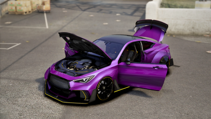 Infiniti Q60 Black S Hycade Edition | Debadged – Capos FiveM Shop ...