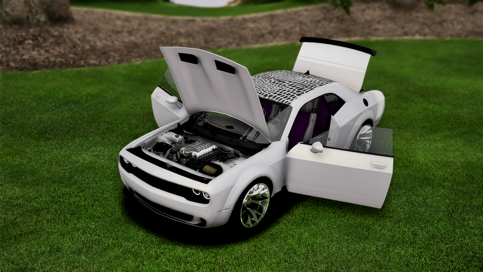 2023 Dodge Challenger Black Ghost for FiveM | Legendary Muscle Car Mod ...