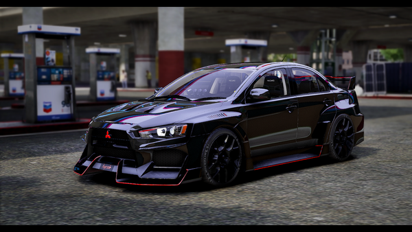 Mitsubishi Lancer Evolution Hycade V2 | FiveM Car Mod | Tuning Widebody ...