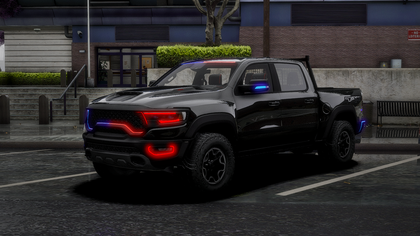 RAM TRX PD LEO Modern Lights – Capos FiveM Shop - Cars & MLOs