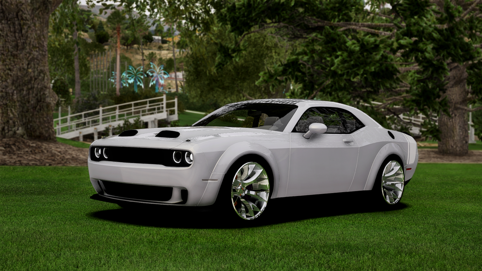 2023 Dodge Challenger Black Ghost for FiveM | Legendary Muscle Car Mod ...