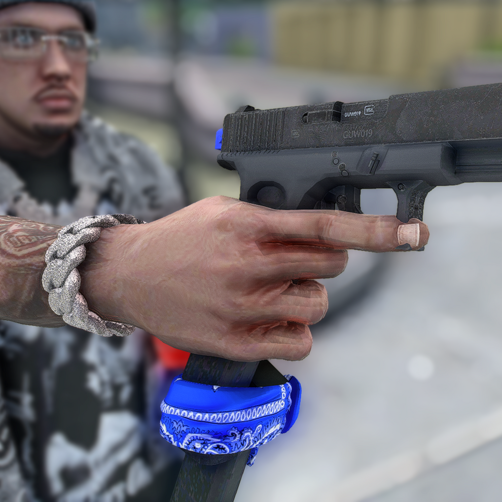 Glock Switch + Blue Bandana – Capos FiveM Shop - Cars & MLOs