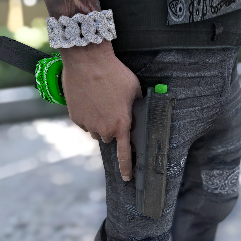 Glock Switch + Green Bandana – Capos FiveM Shop - Cars & MLOs