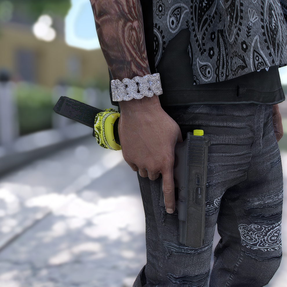 Glock Switch for FiveM | Yellow Bandana | Custom Weapon Mod – Capos ...